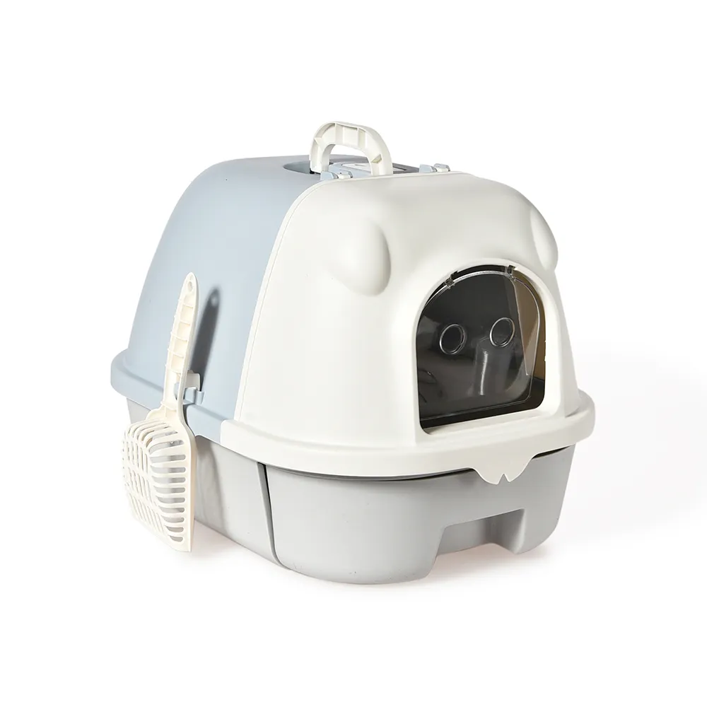 Pado Meow Cat Litter Box 53*41*38cm -Blue | SMBG B2B Website