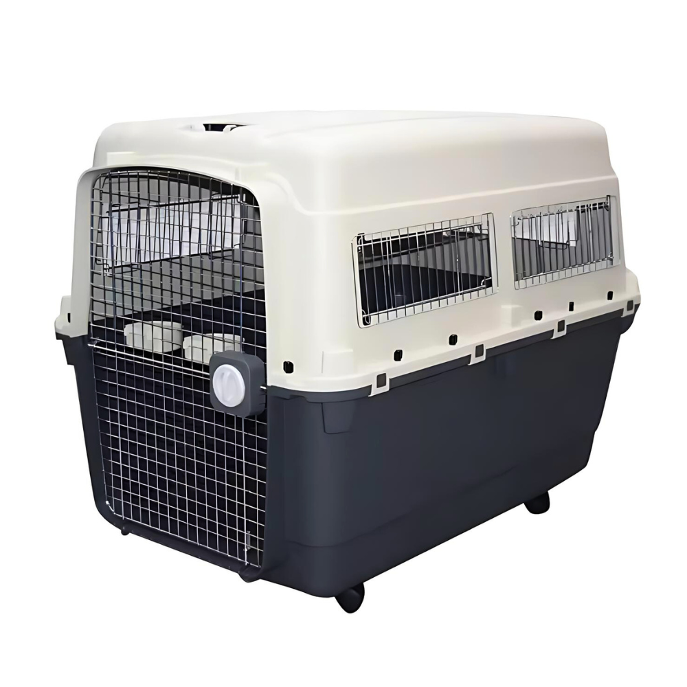 Pet Mode Plastic Transporter with Wheels [Size - 121x 82x90cm]-IATA ...