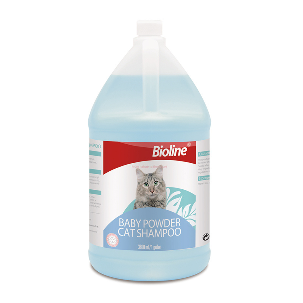 Bioline Baby Powder Cat Shampoo 3.8L | SMBG B2B Website