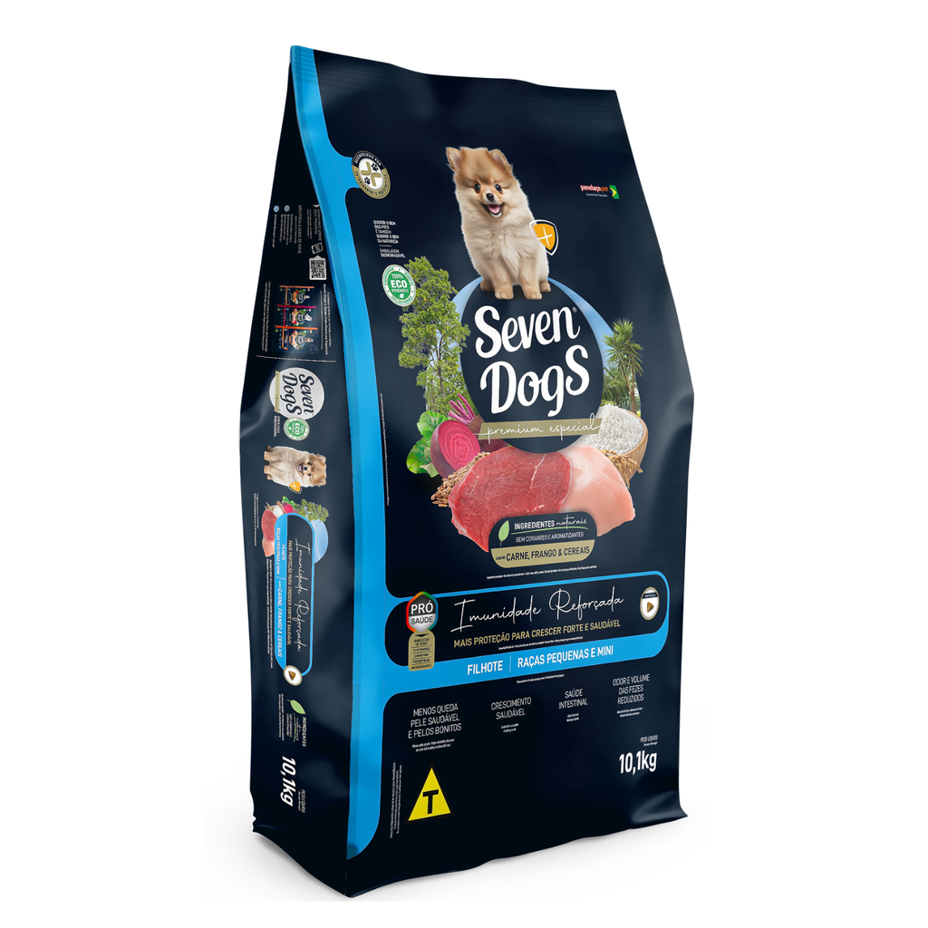 Seven Dogs Dog Food For Puppies - Small And Mini Breeds-Beef,Chicken ...